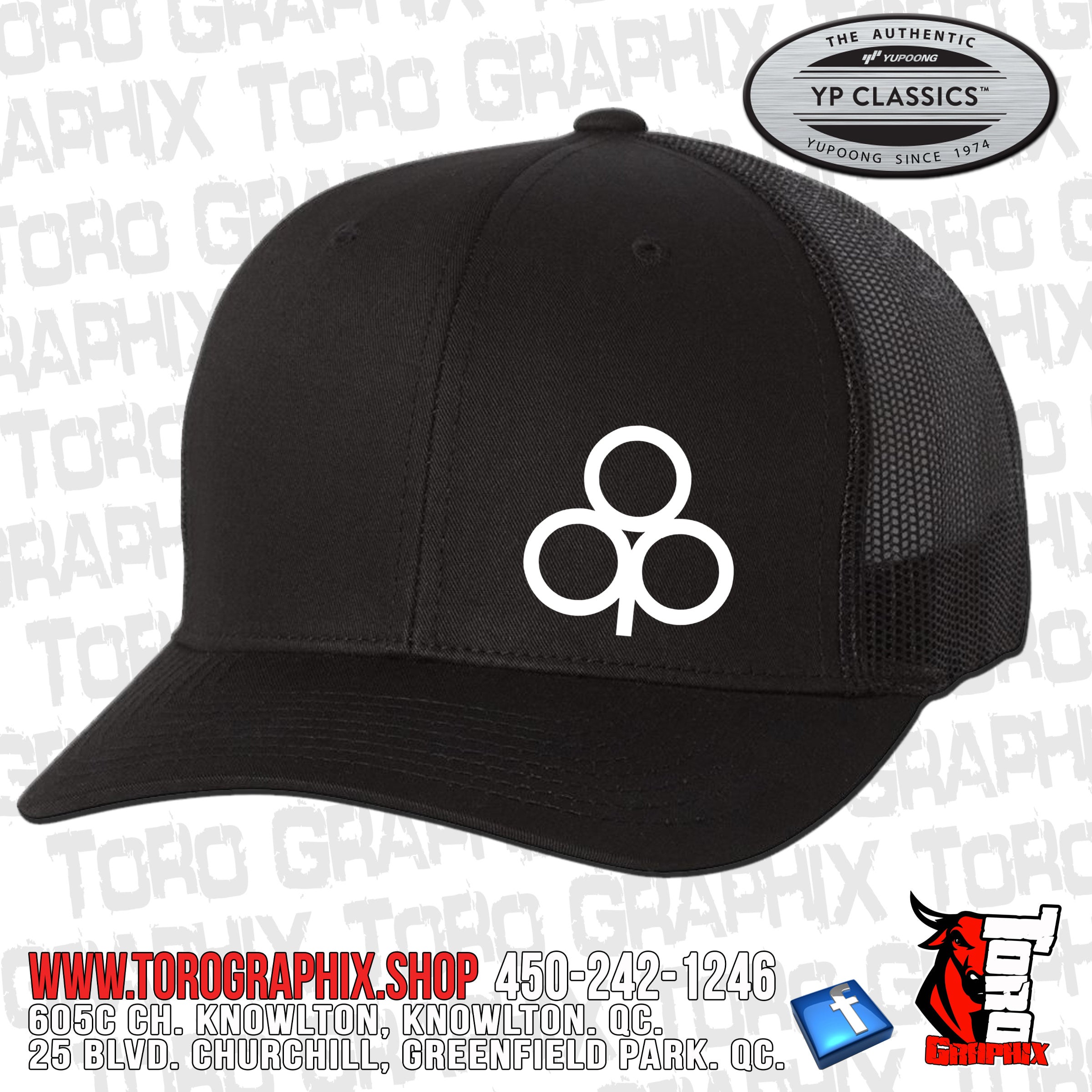 Montreal Irish Casquette Noir / Black | Toro Graphix